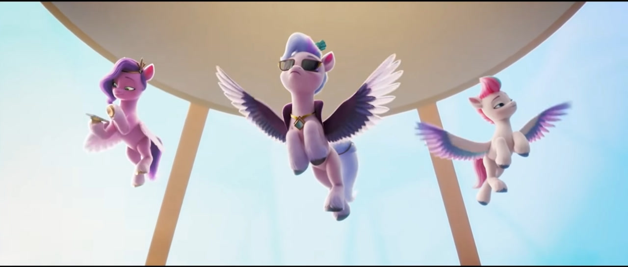 #2826619 - safe, screencap, pipp petals, queen haven, zipp storm ...