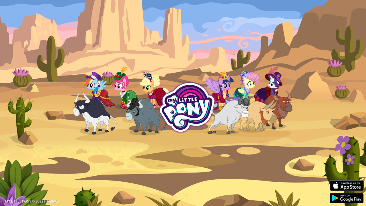 #2827106 - safe, gameloft, angus mcsteer, applejack, buffalo bull, doc ...