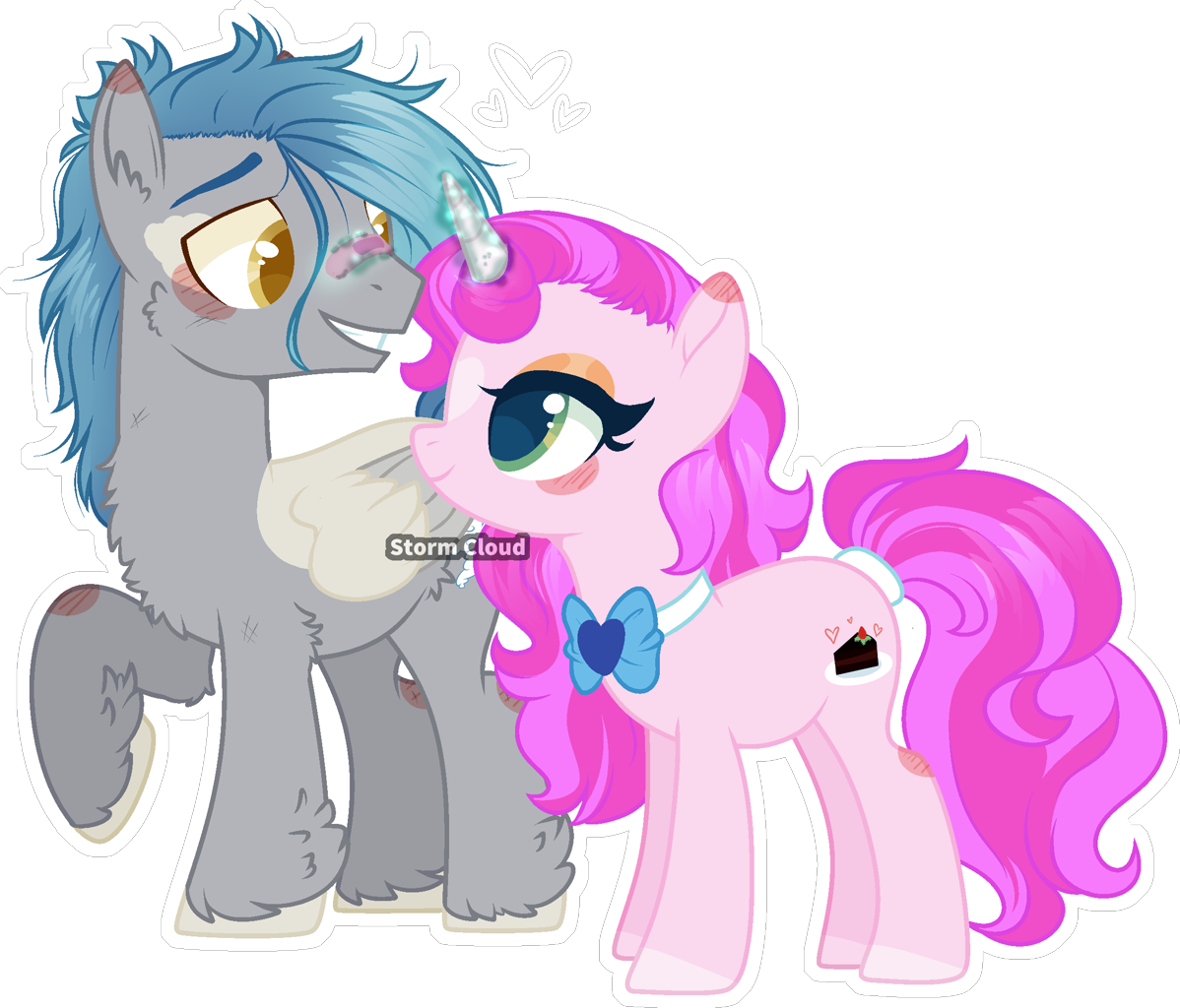 #2828300 - safe, artist:stormcloud-yt, oc, oc only, oc:gentle cream, oc ...