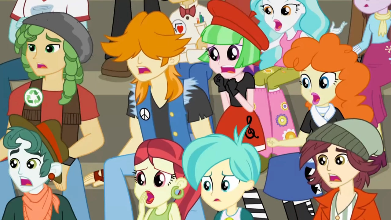 #2828331 - safe, screencap, curly winds, drama letter, golden hazel ...