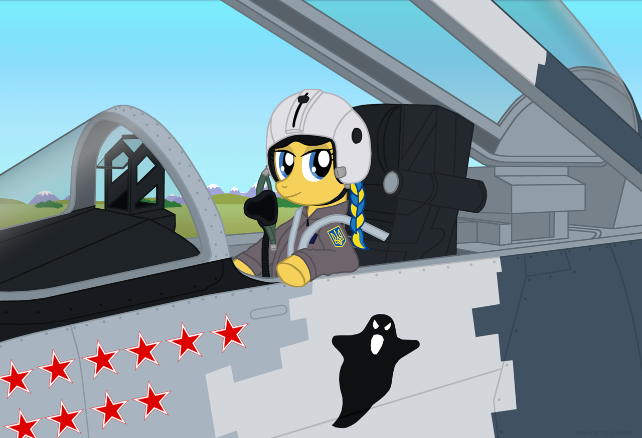 #2818053 - safe, artist:lonewolf3878, oc, oc:ukraine, earth pony, ghost ...