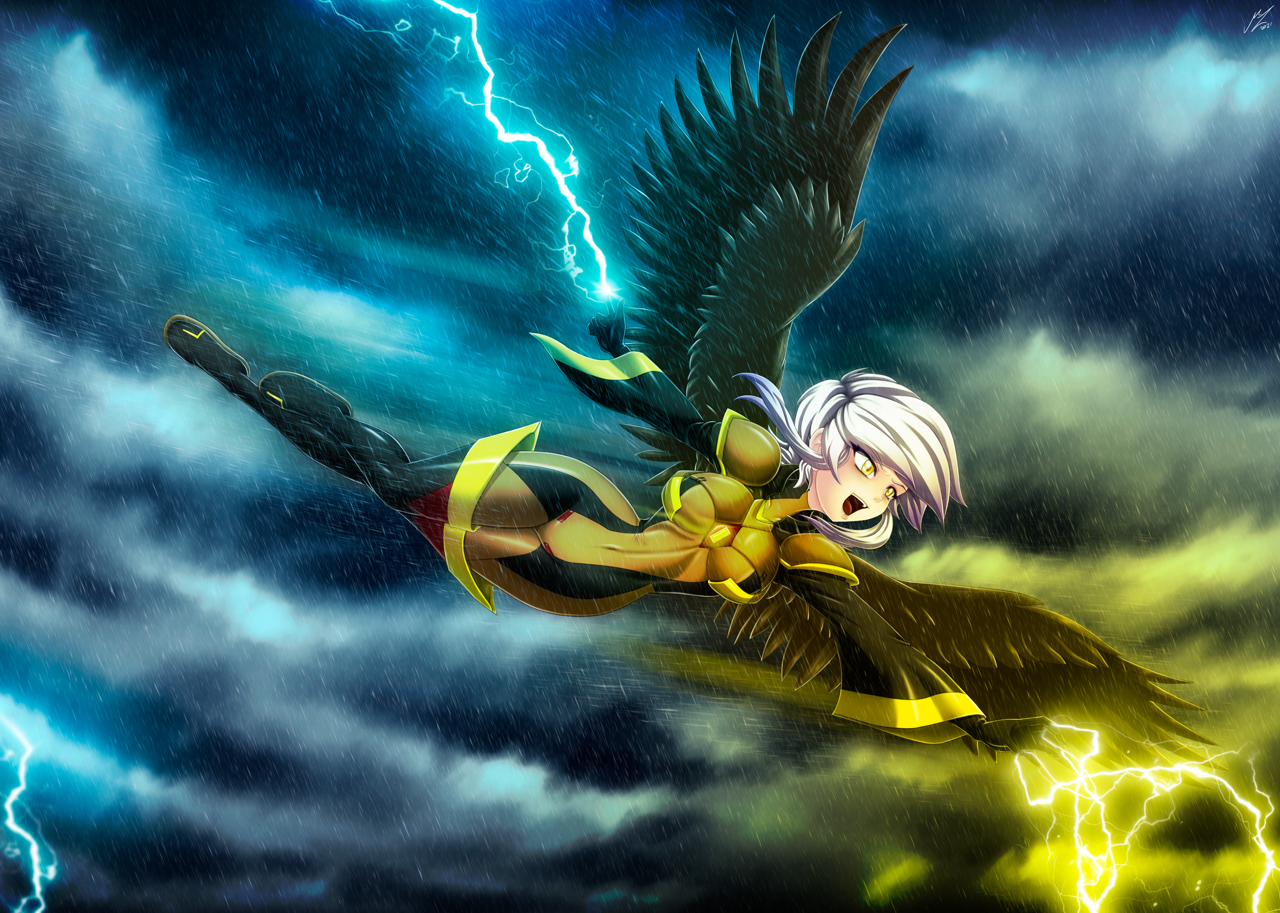 2828841 Safe Artist Mauroz Gilda Human Absurd File Size Anime