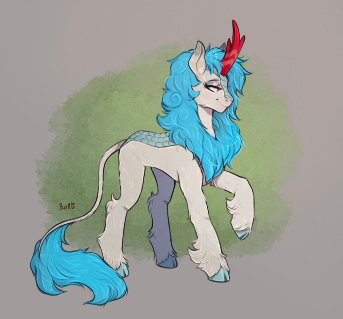 #2829391 - safe, artist:birdoffnorth, oc, oc only, kirin, commission ...