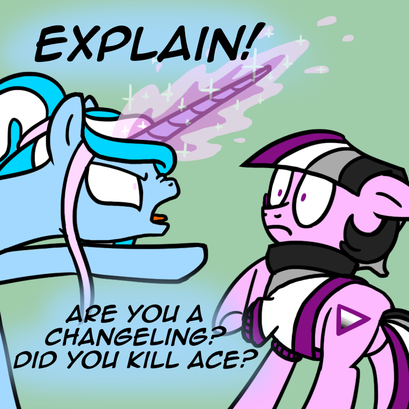 #2829444 - safe, artist:thedragenda, oc, oc:ace, oc:aurora (thedragenda), earth pony, pony ...