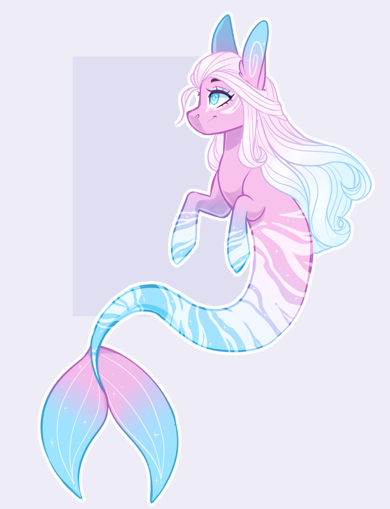 #2830215 - safe, artist:sarasadoptables, oc, oc only, merpony, seapony ...