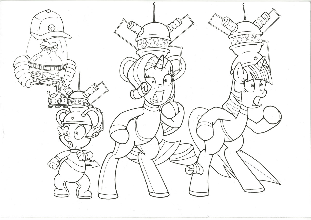 #2831869 - safe, artist:jmkplover, rarity, spike, twilight sparkle ...