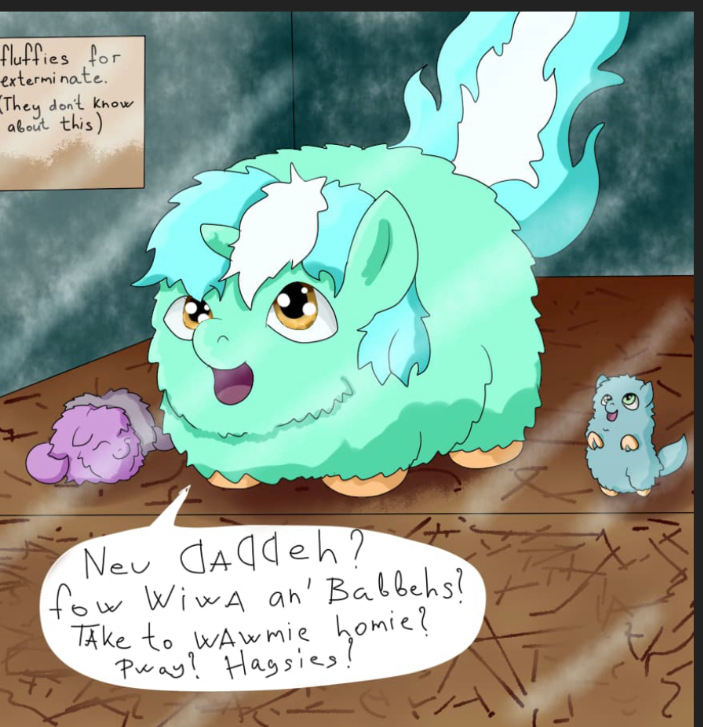 #2833502 - safe, artist:artist-kun, lyra heartstrings, fluffy pony, g4 ...