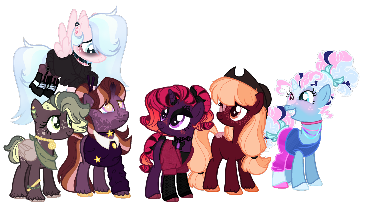 #2835742 - safe, artist:abbi--arson, oc, oc only, earth pony, pegasus ...