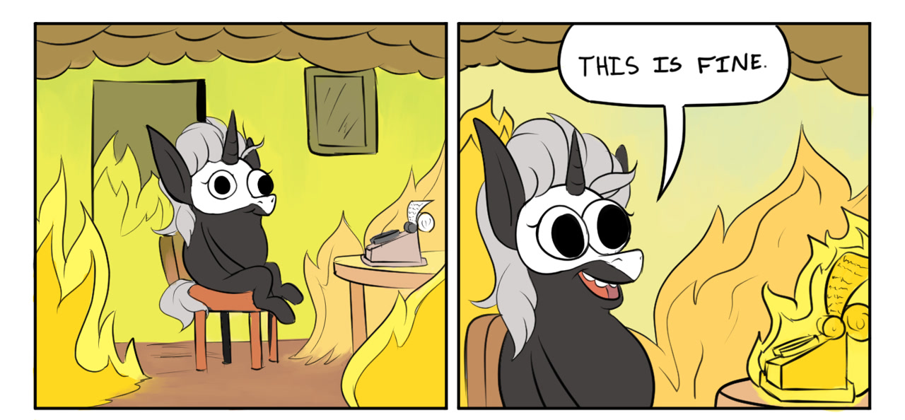 #2845373 - safe, artist:rocket-lawnchair, oc, oc:s.leech, pony, unicorn ...