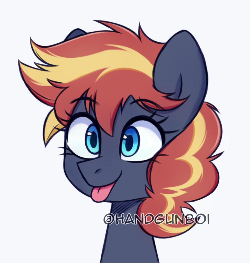 #2845445 - safe, artist:handgunboi, oc, oc only, oc:beef gummies, pony ...