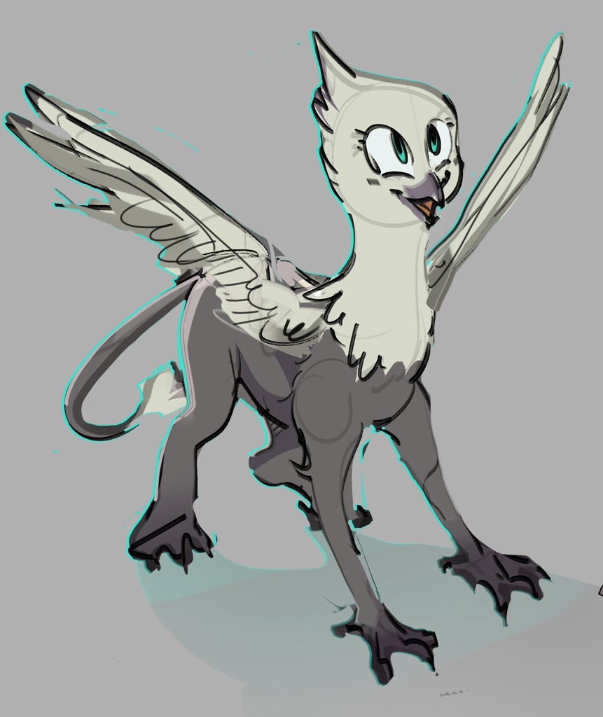 #2845465 - safe, artist:alumx, oc, oc only, oc:geva, griffon, female ...