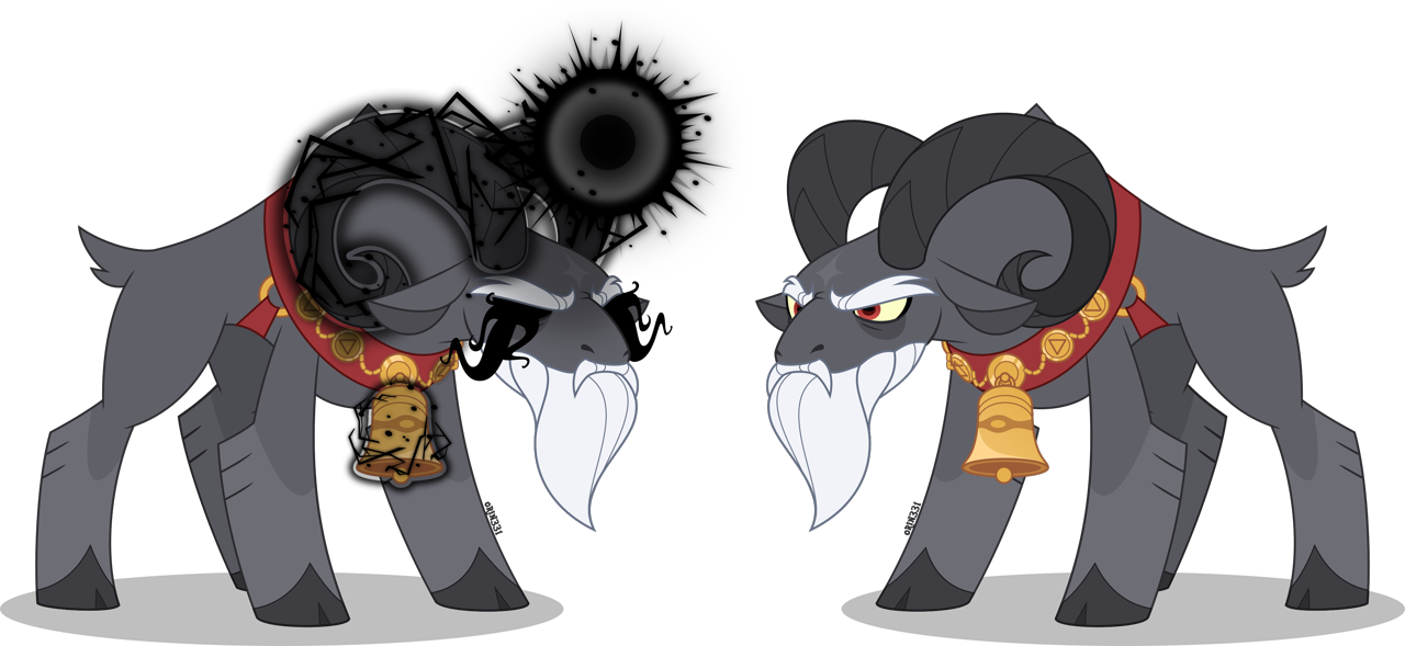 #2845588 - safe, artist:orin331, grogar, sheep, g4, alternate design ...