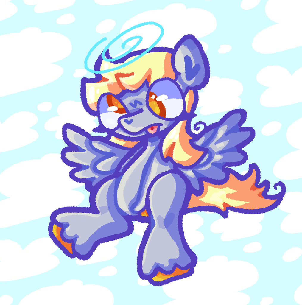 #2847047 - safe, artist:toaestt, derpy hooves, pegasus, pony, blue ...