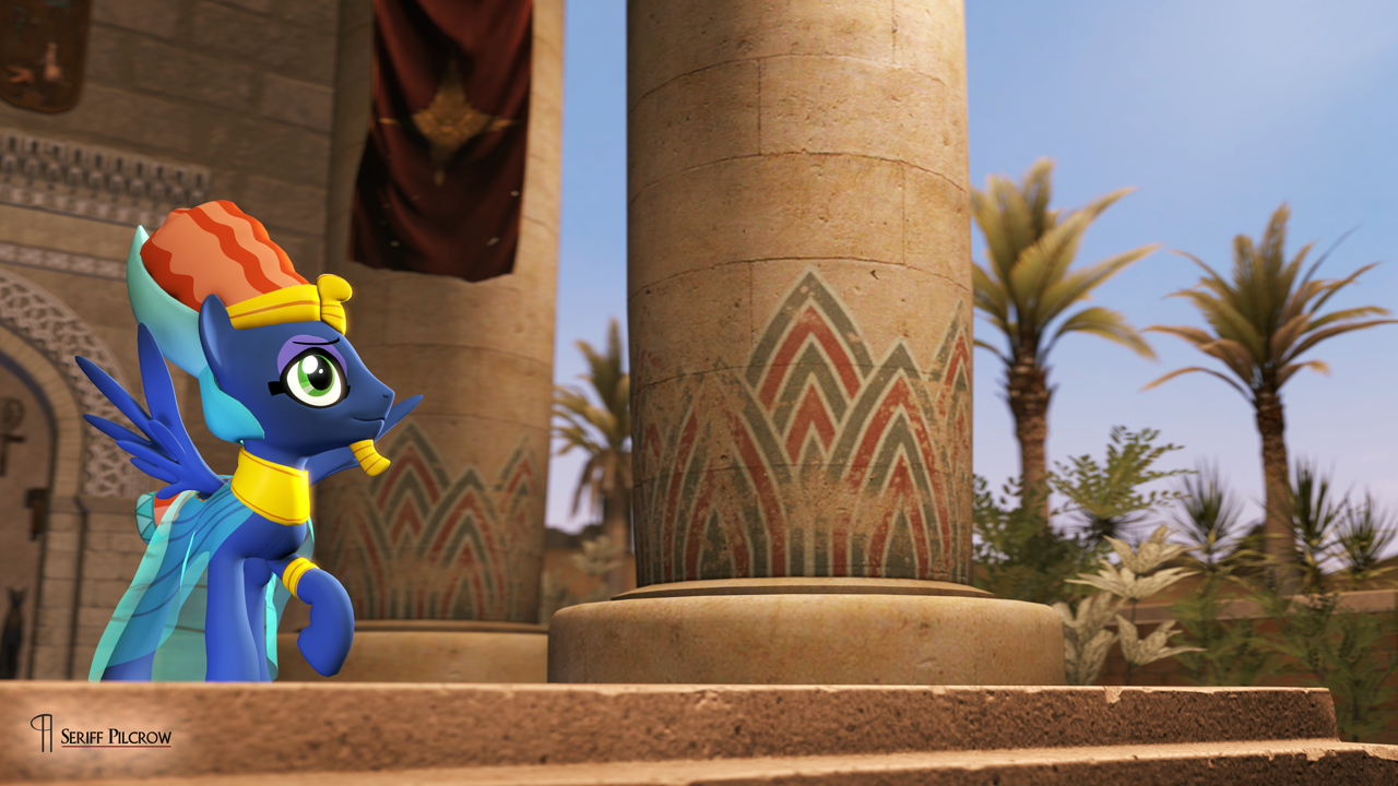 #2847226 - safe, artist:seriff-pilcrow, prince hisan, pegasus, pony, g4 ...