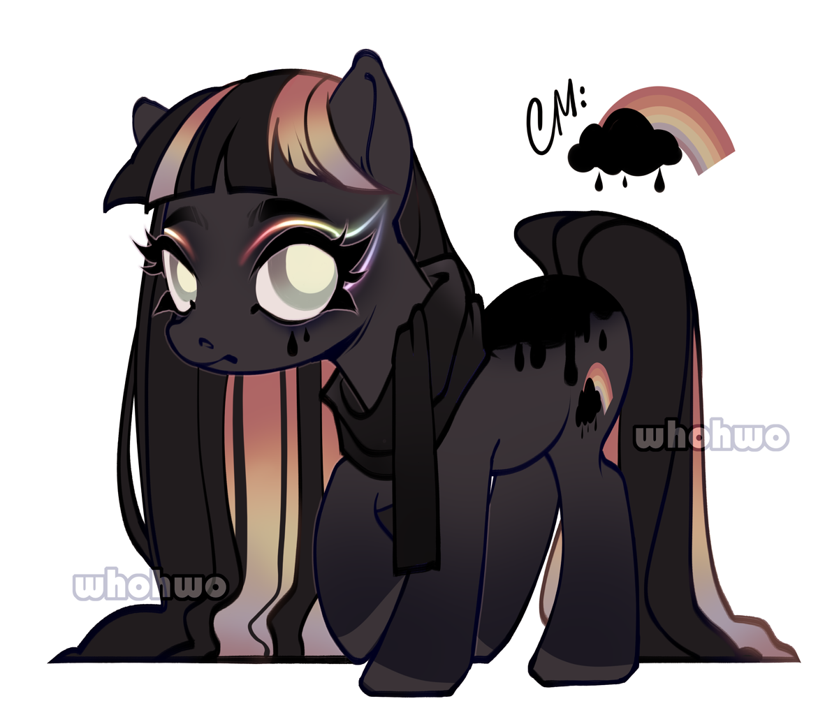 #2847948 - safe, artist:whohwo, oc, oc only, earth pony, pony, base used, clothes, colored ...