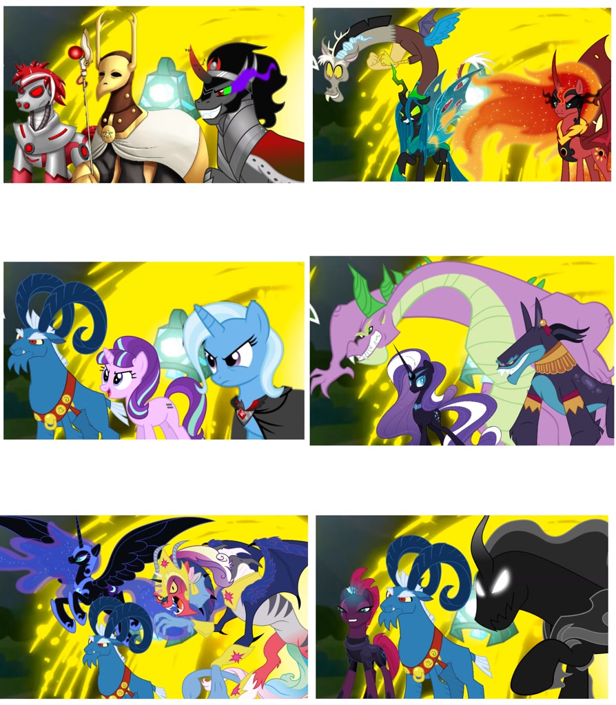 #2848268 - safe, artist:gojira1604shinomura, ahuizotl, cosmos, discord ...