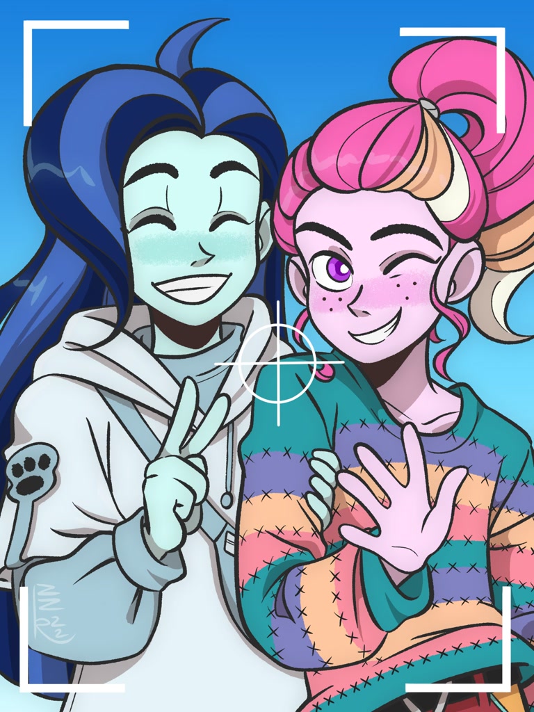 #2837198 - safe, artist:zerozeroren, oc, oc:dolly dusk, oc:honeycrisp ...