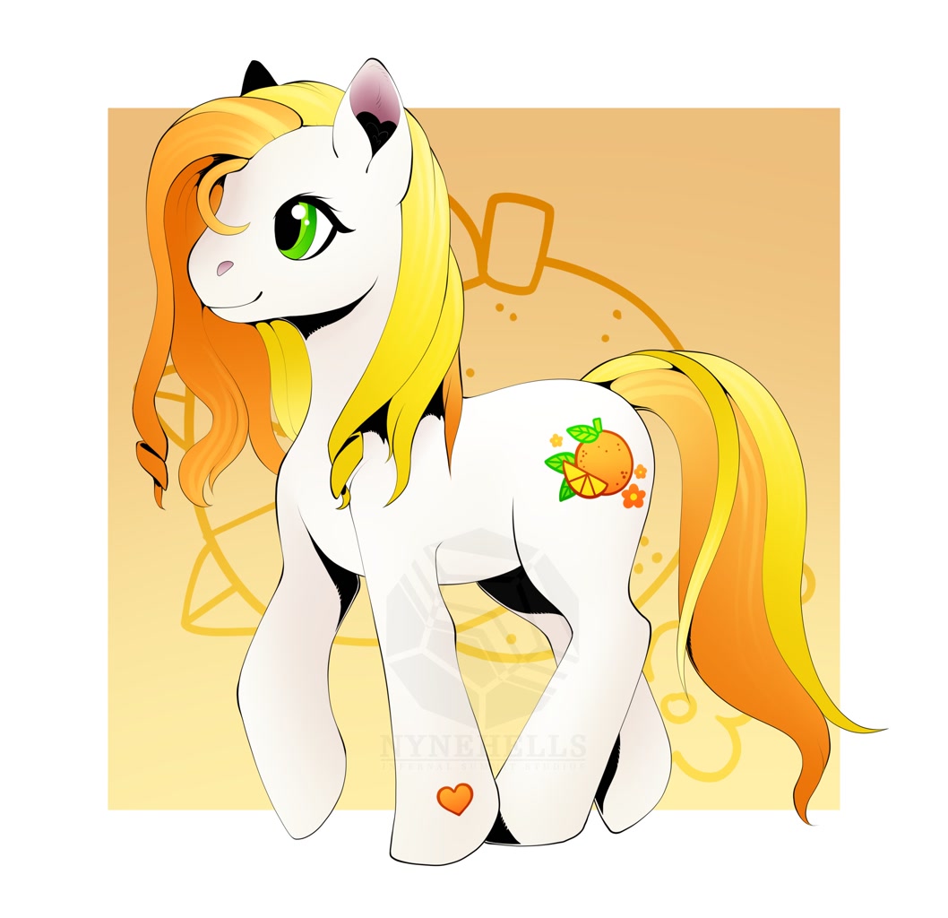 #2850118 - safe, artist:nynehells, citrus sweetheart, earth pony, pony ...