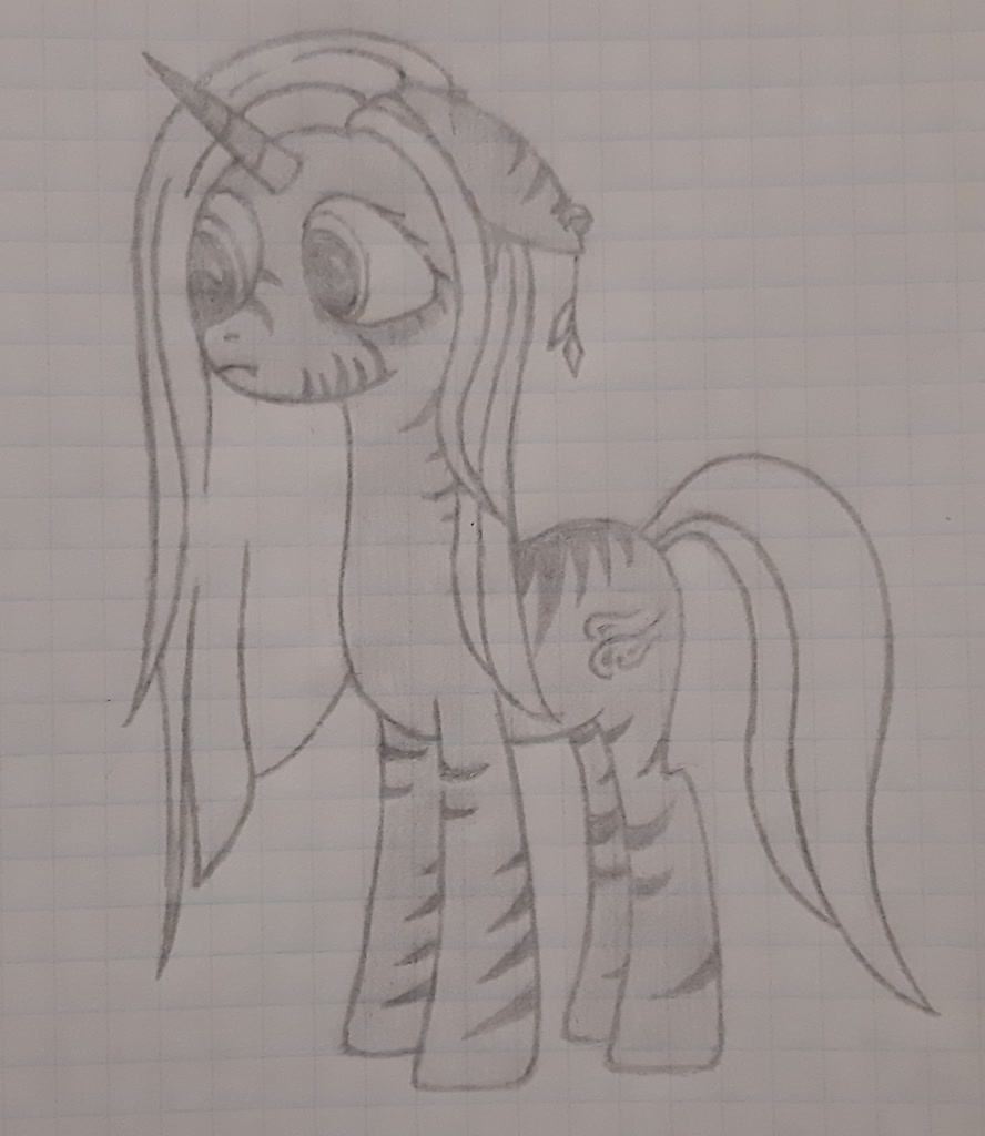 #2850488 - safe, artist:zerica, oc, oc only, hybrid, zony, female ...