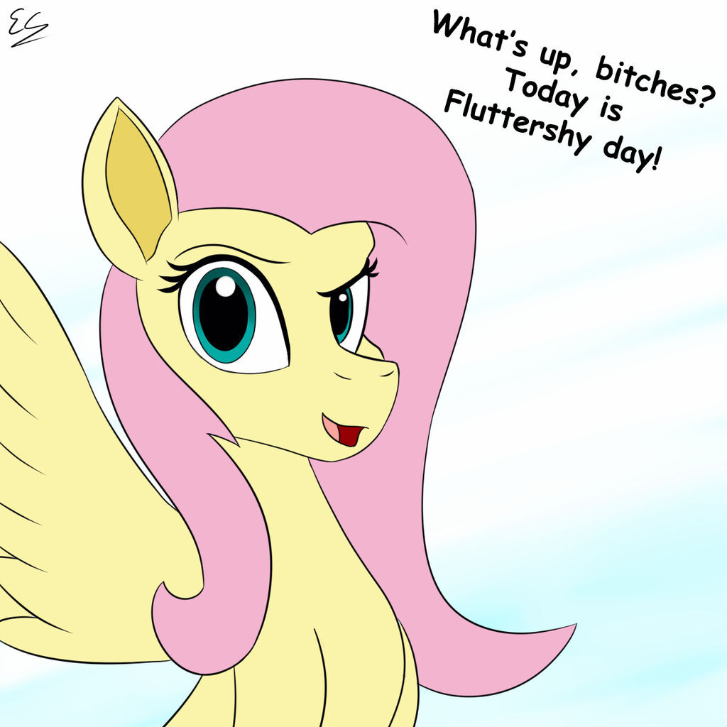 2855047 Safe Artist Egstudios93 Fluttershy Pony Out Of Character