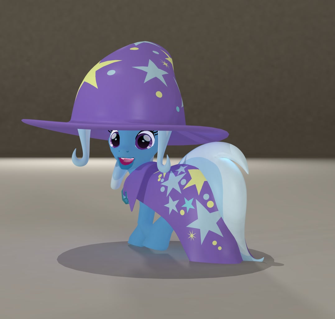 #2838298 - safe, artist:naduron0, trixie, g4, 3d - Derpibooru