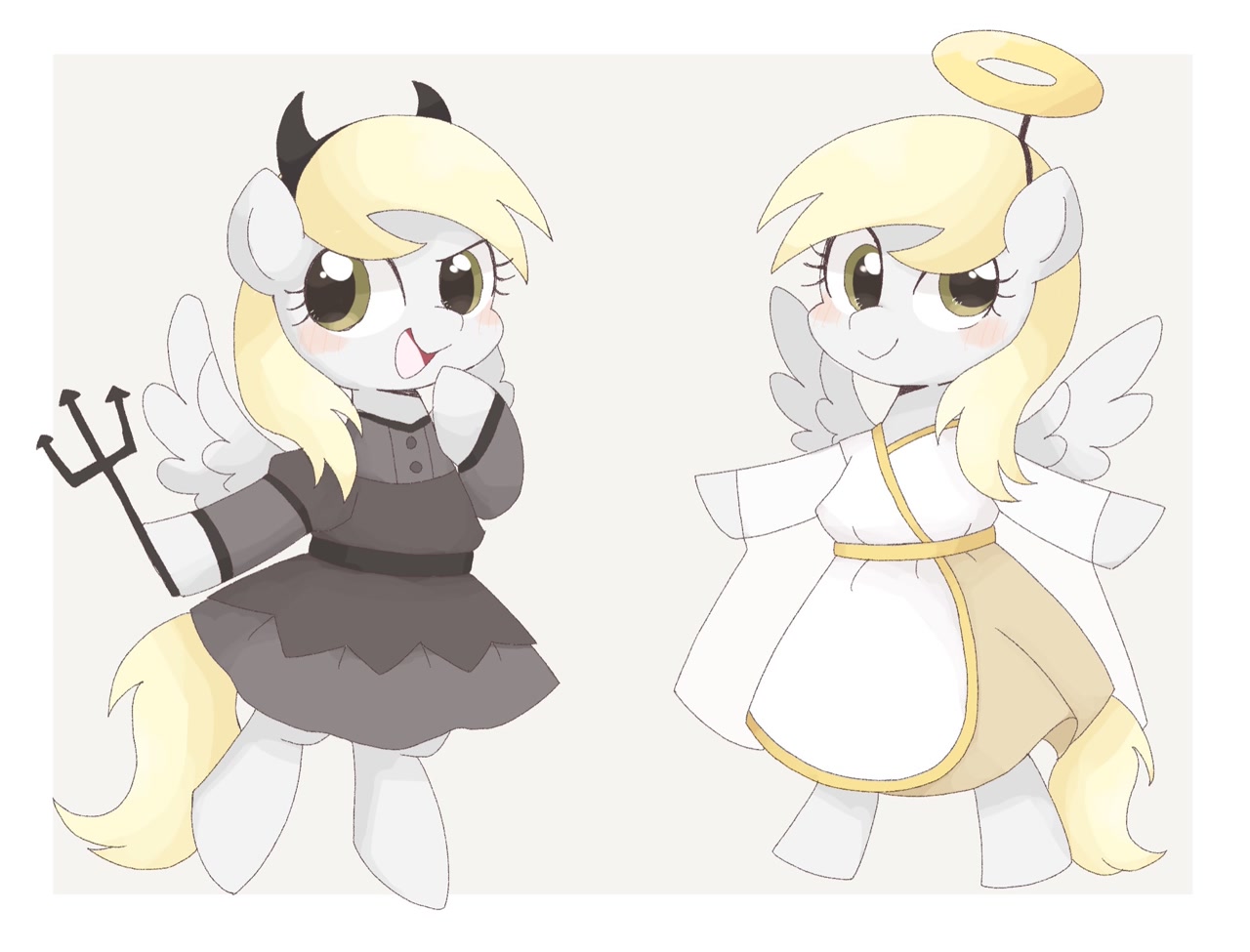 #2838844 - dead source, safe, artist:ginmaruxx, derpy hooves, angel ...