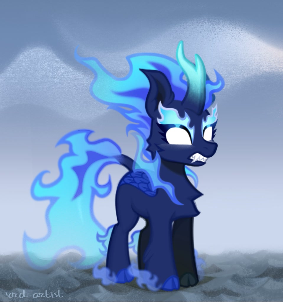 #2840593 - safe, artist:rrd-artist, oc, oc only, kirin, nirik, kirin oc, solo - Derpibooru