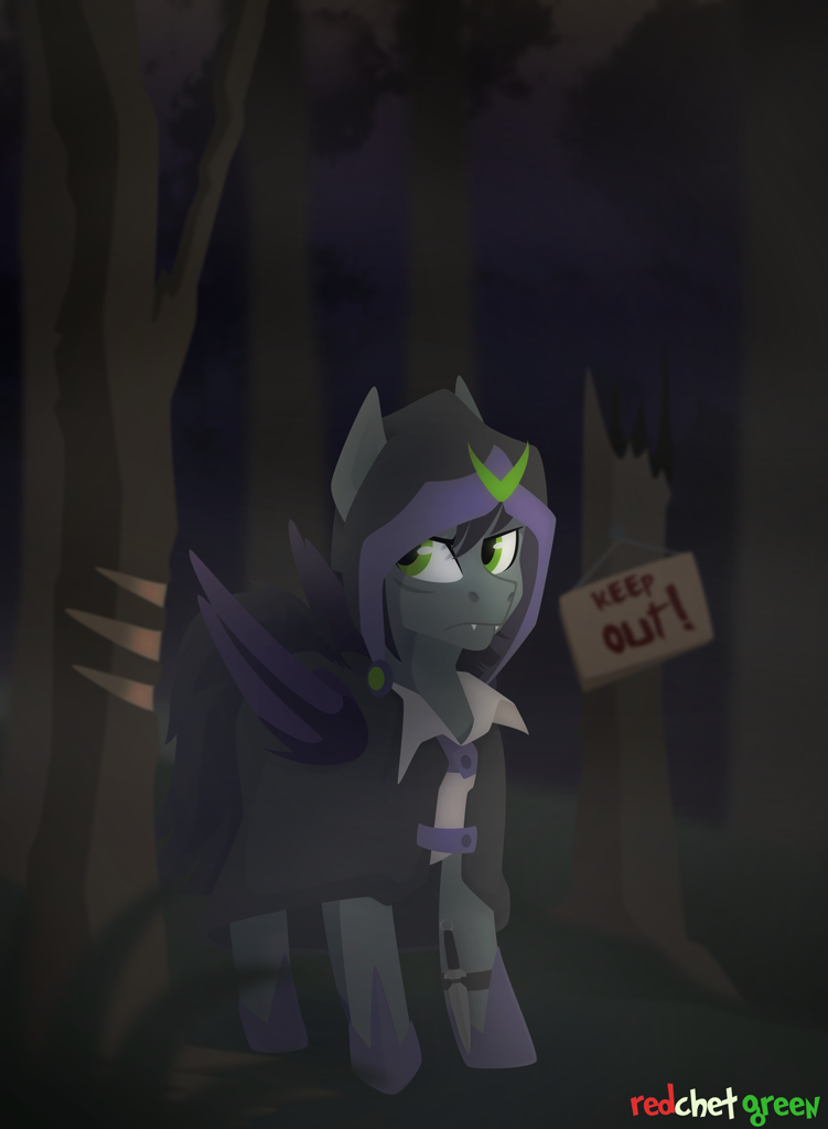 #2840878 - safe, artist:redchetgreen, oc, bat pony, pony, solo - Derpibooru