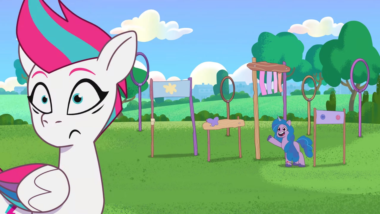 #2841376 - safe, screencap, izzy moonbow, zipp storm, pegasus, pony ...