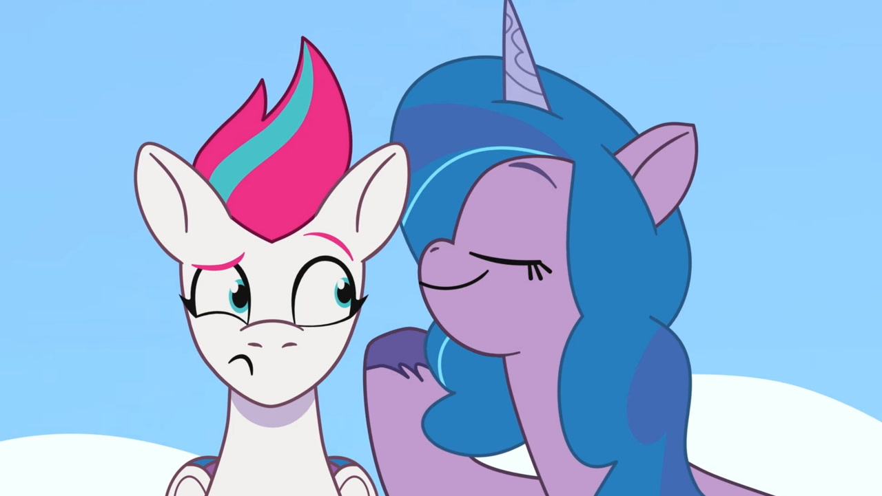 #2841396 - safe, screencap, izzy moonbow, zipp storm, pegasus, pony ...