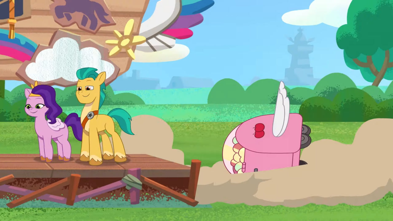 #2841403 - safe, screencap, hitch trailblazer, pipp petals, earth pony ...