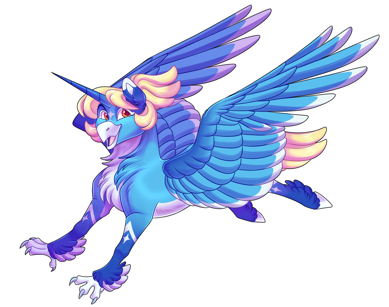 #2841924 - safe, artist:uunicornicc, oc, oc only, hippogriff, female ...