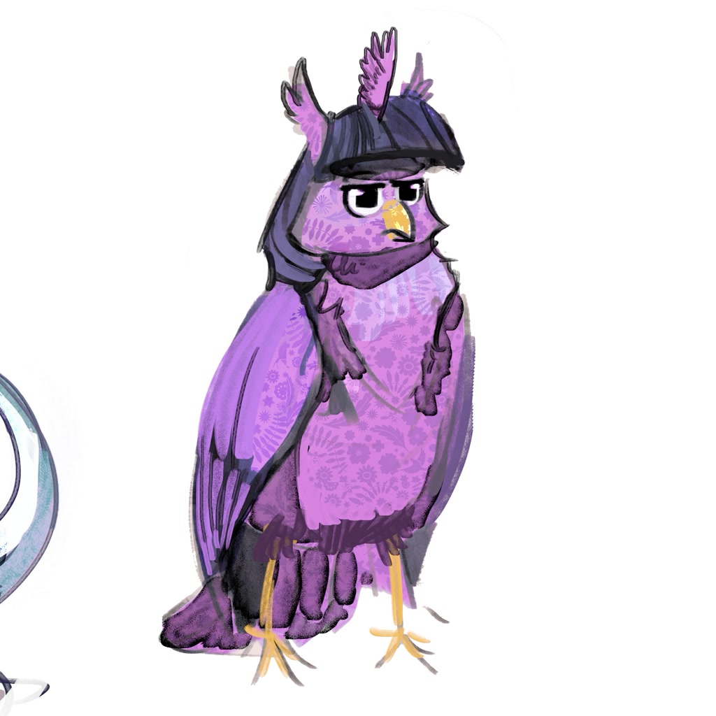 #2862307 - safe, artist:alumx, twilight sparkle, bird, owl, birdified ...