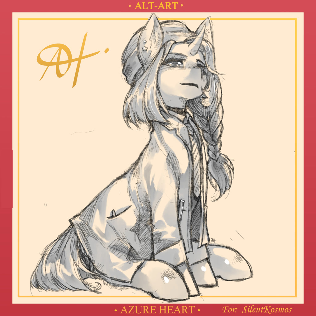 #2863213 - safe, artist:alts-art, oc, oc only, oc:azure heart, pony ...