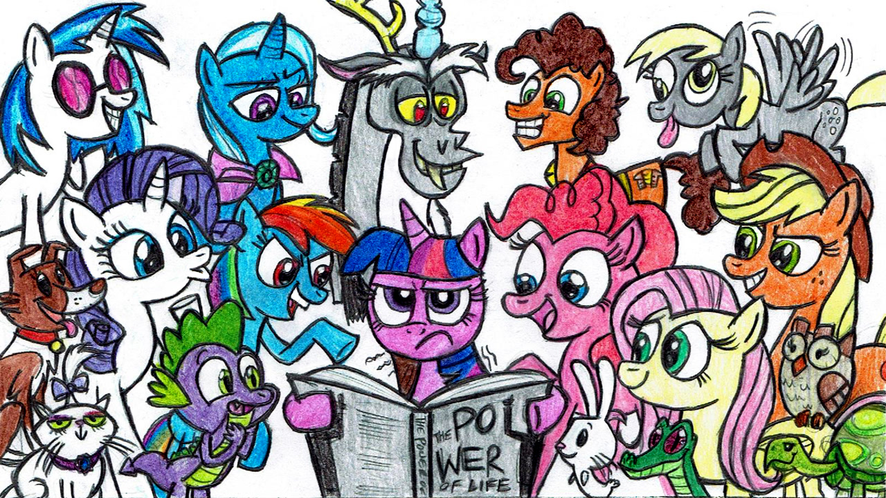 #2863683 - safe, artist:ruffytoon, angel bunny, applejack, cheese ...