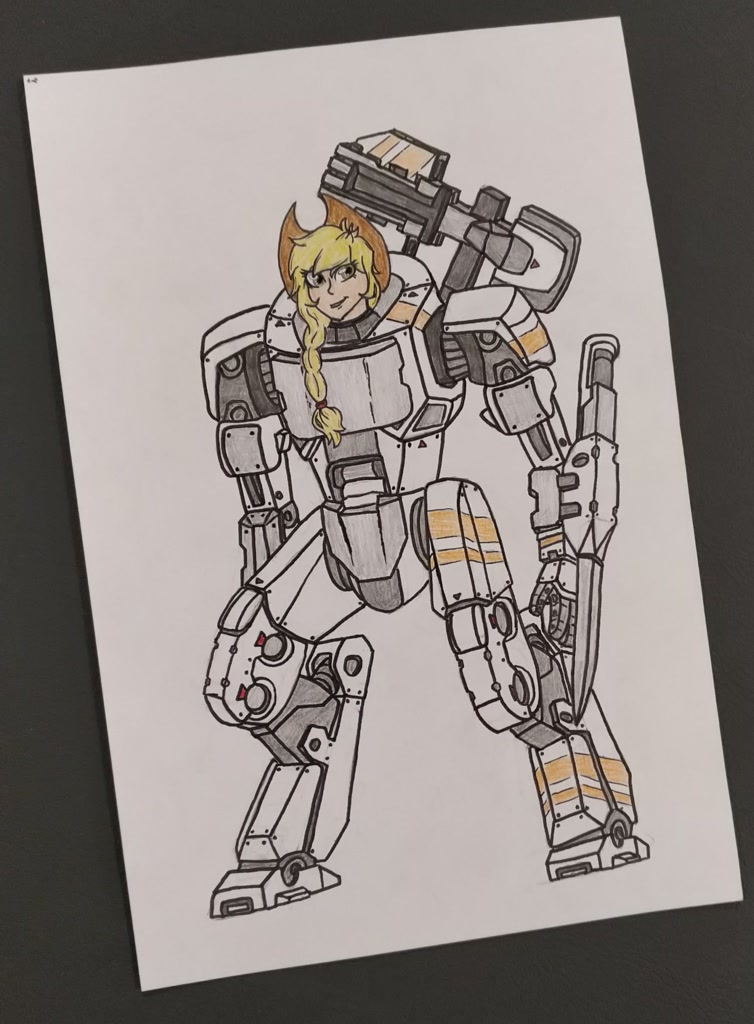 #2866722 - safe, artist:cmdraj, applejack, human, g4, alternate design ...