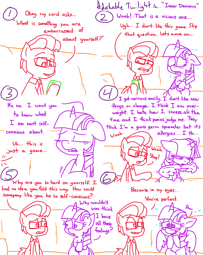 #2867289 - safe, artist:adorkabletwilightandfriends, twilight sparkle ...