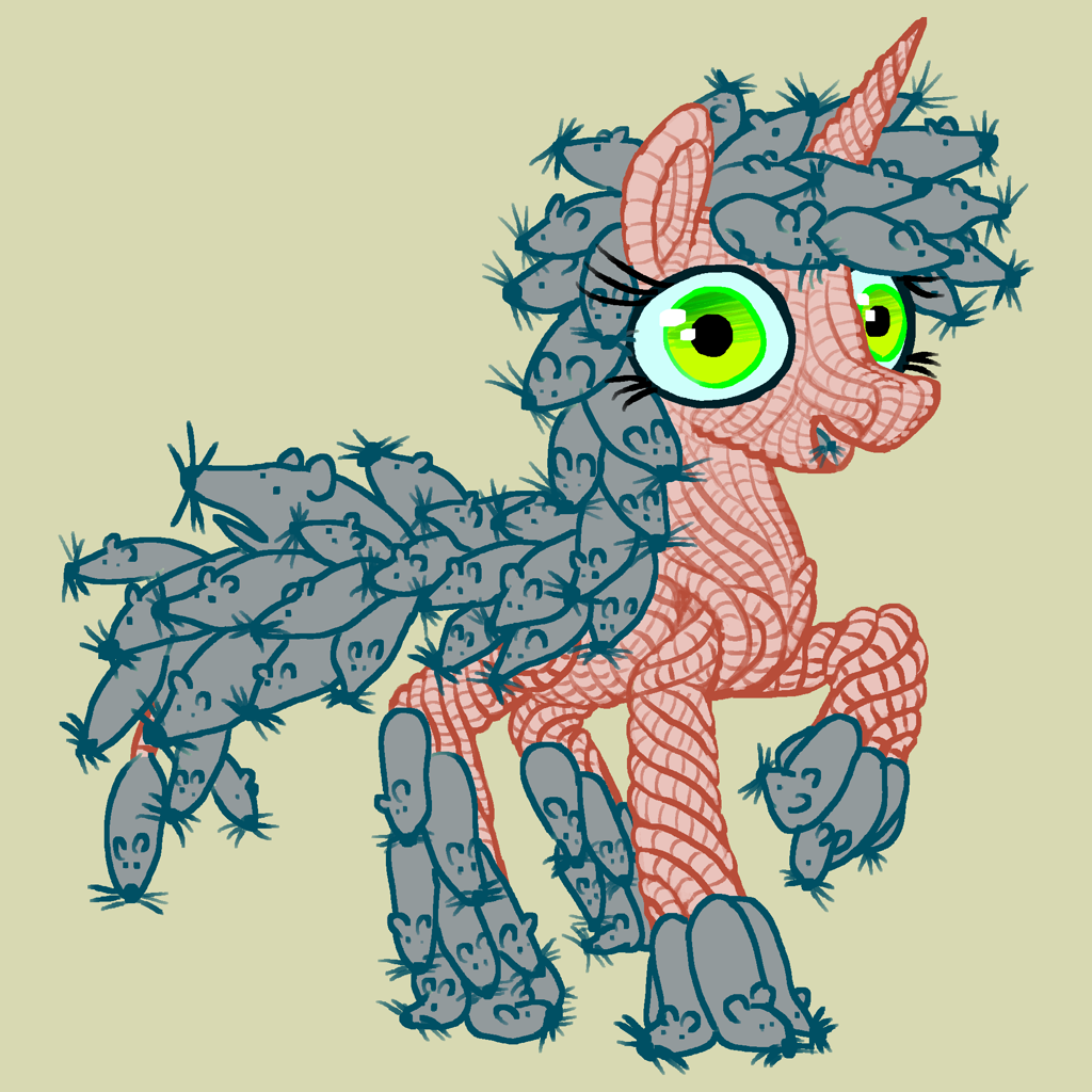 #2867648 - semi-grimdark, artist:ja0822ck, oc, oc only, pony, rat, not ...