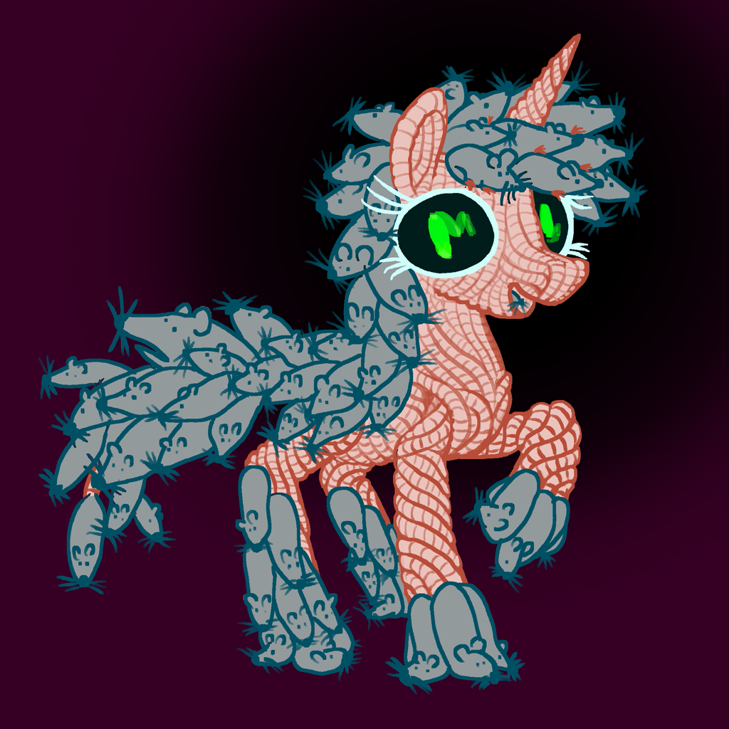 #2867650 - semi-grimdark, artist:ja0822ck, pony, ponified, rat king ...