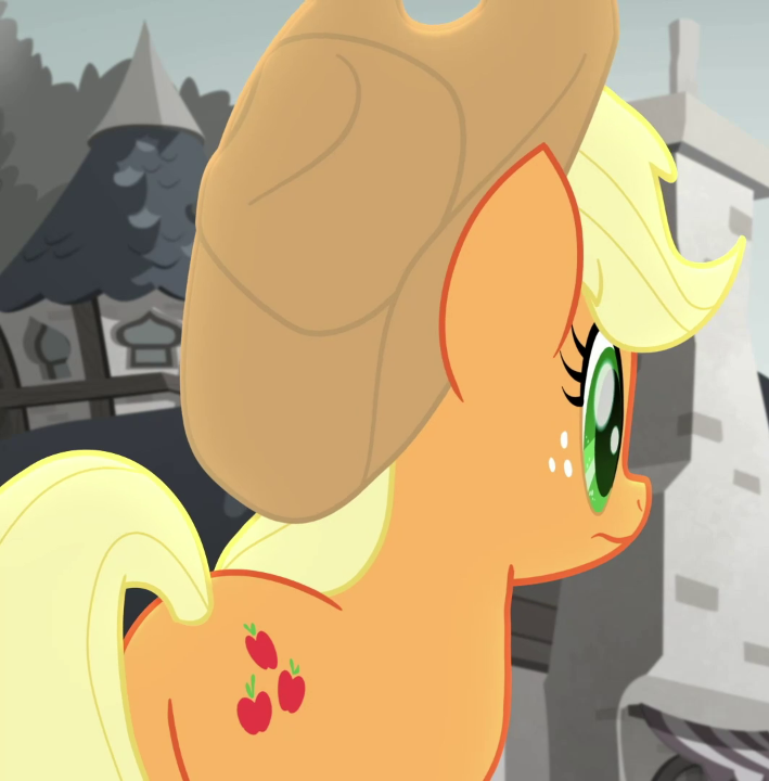 #2868828 - safe, screencap, applejack, g4, my little pony: rainbow roadtrip, applebutt, butt ...