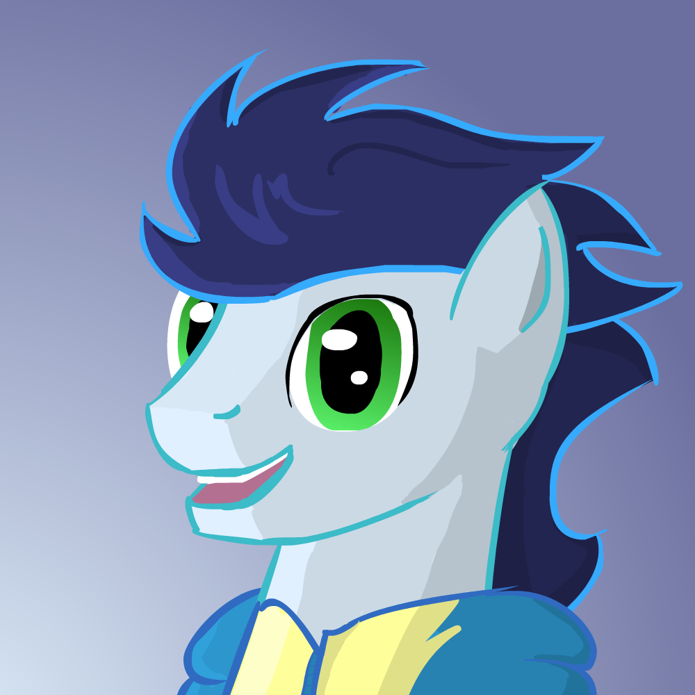 #2876526 - safe, artist:harleneap, soarin', pegasus, pony, g4, clothes ...