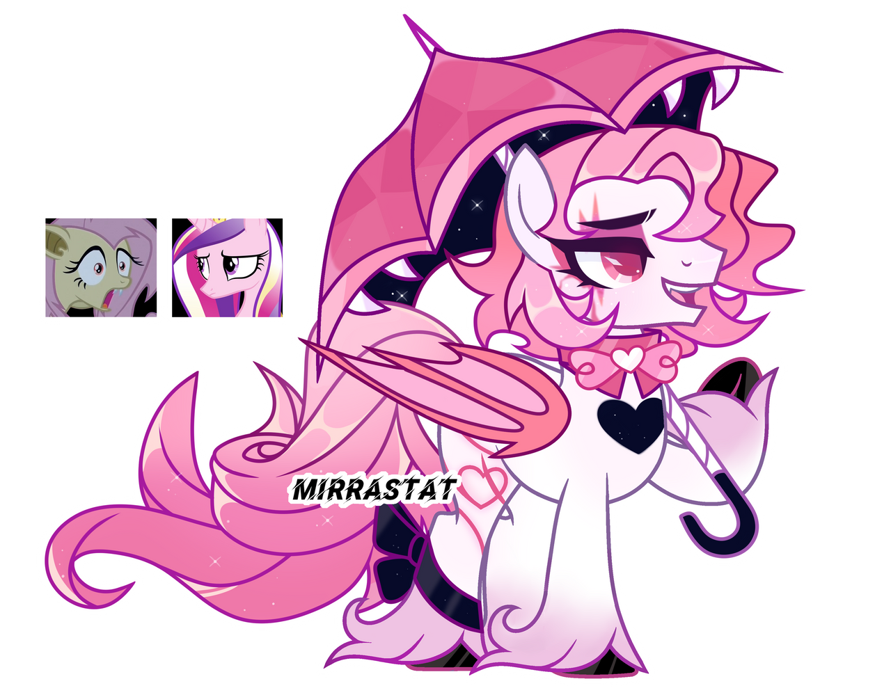 #2858478 - safe, artist:mirrastat, fluttershy, princess cadance, oc ...