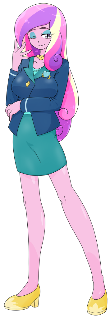 #2861787 - safe, artist:batipin, dean cadance, princess cadance, human ...