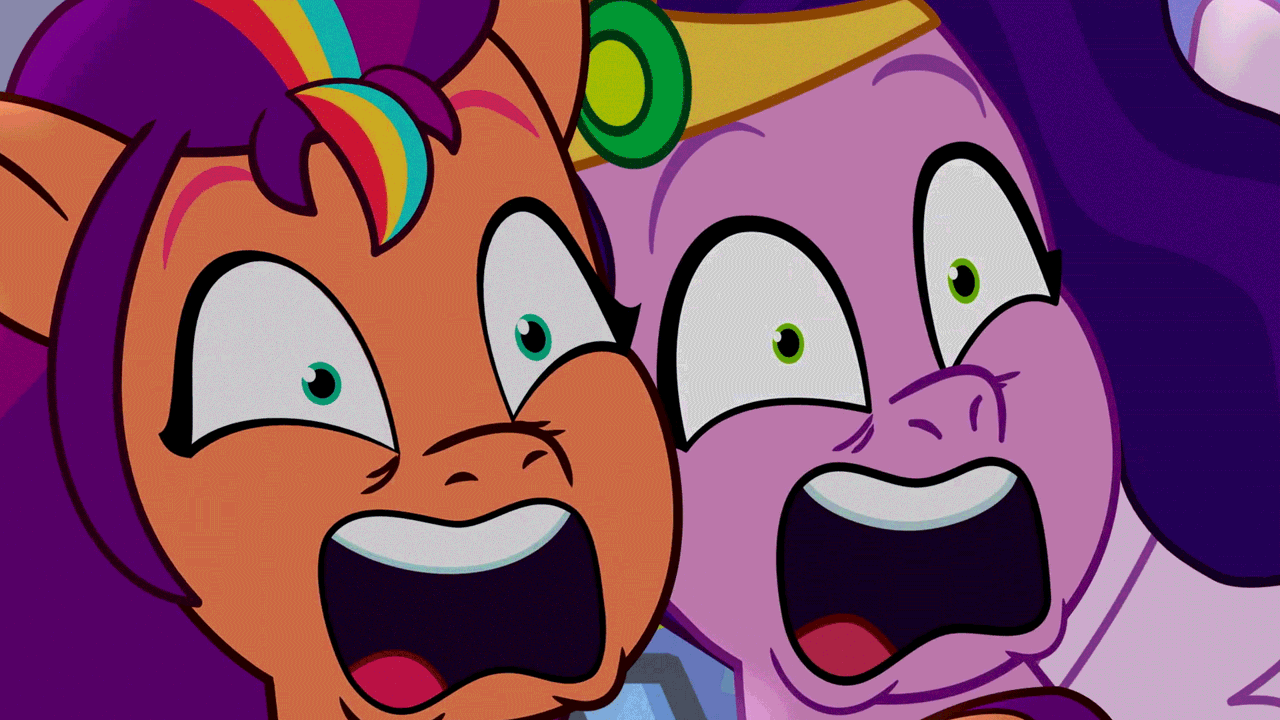 #2861833 - safe, screencap, pipp petals, sunny starscout, earth pony ...