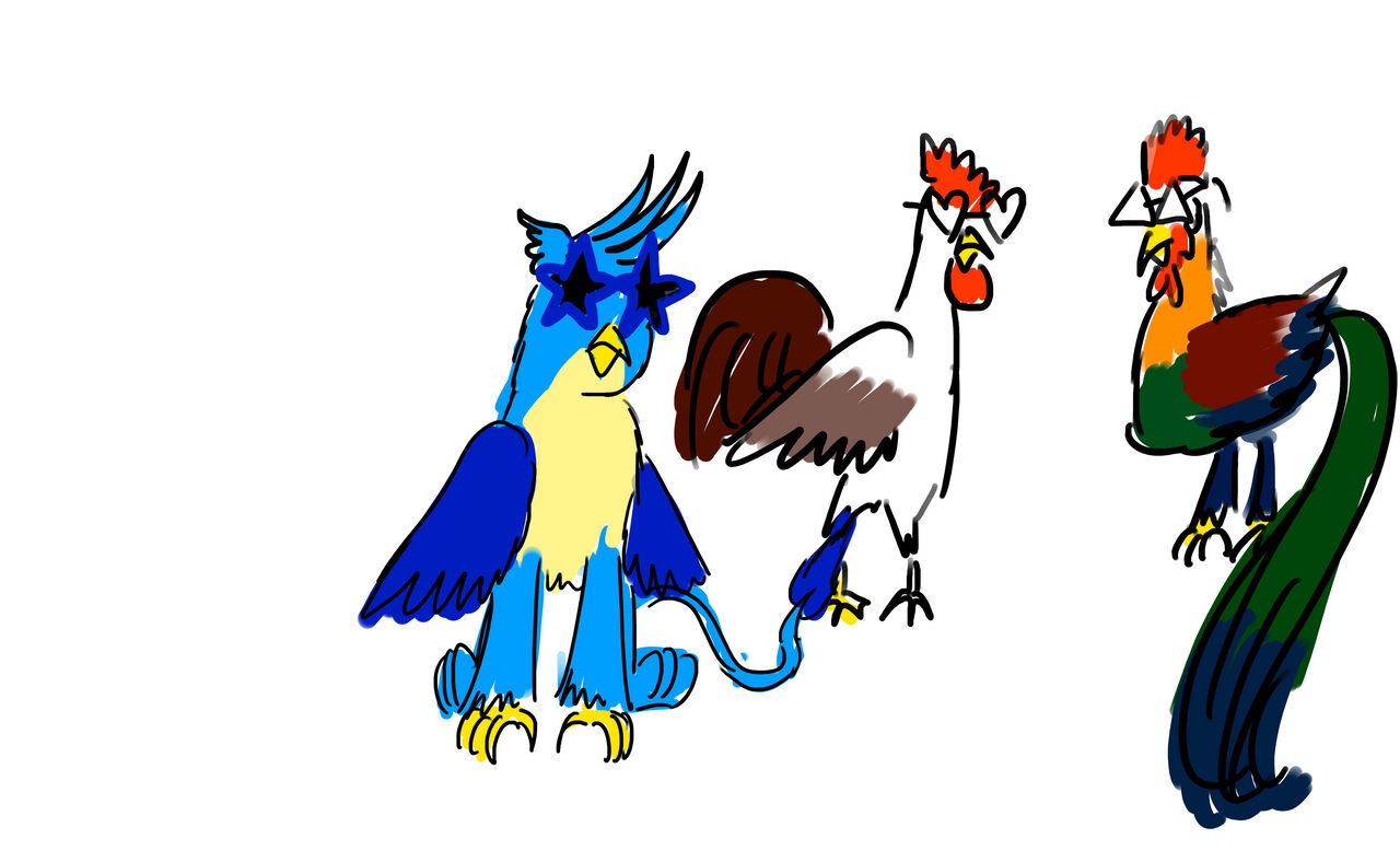 #2861948 - safe, artist:horsesplease, gallus, bird, chicken, doodle ...
