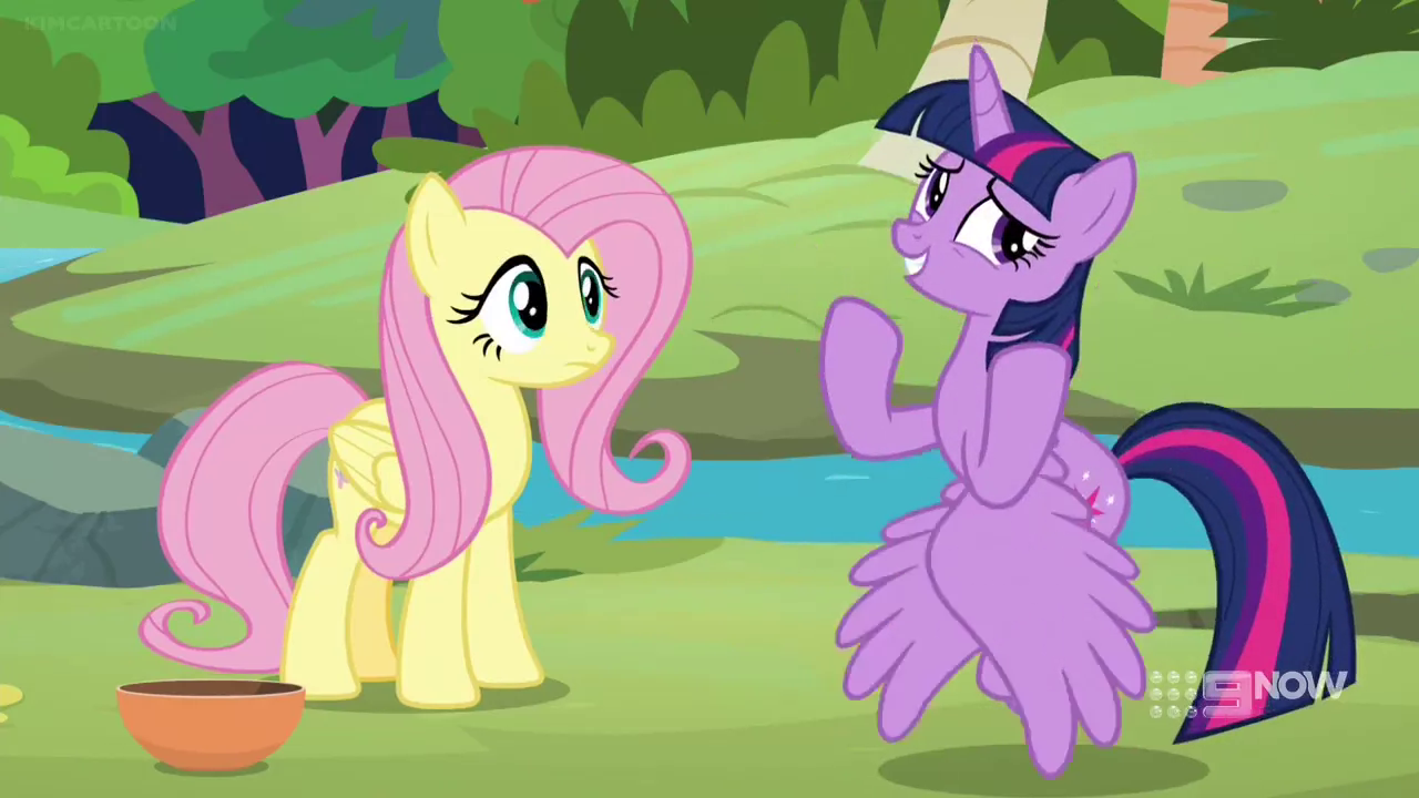 #2877765 - safe, screencap, fluttershy, twilight sparkle, alicorn ...