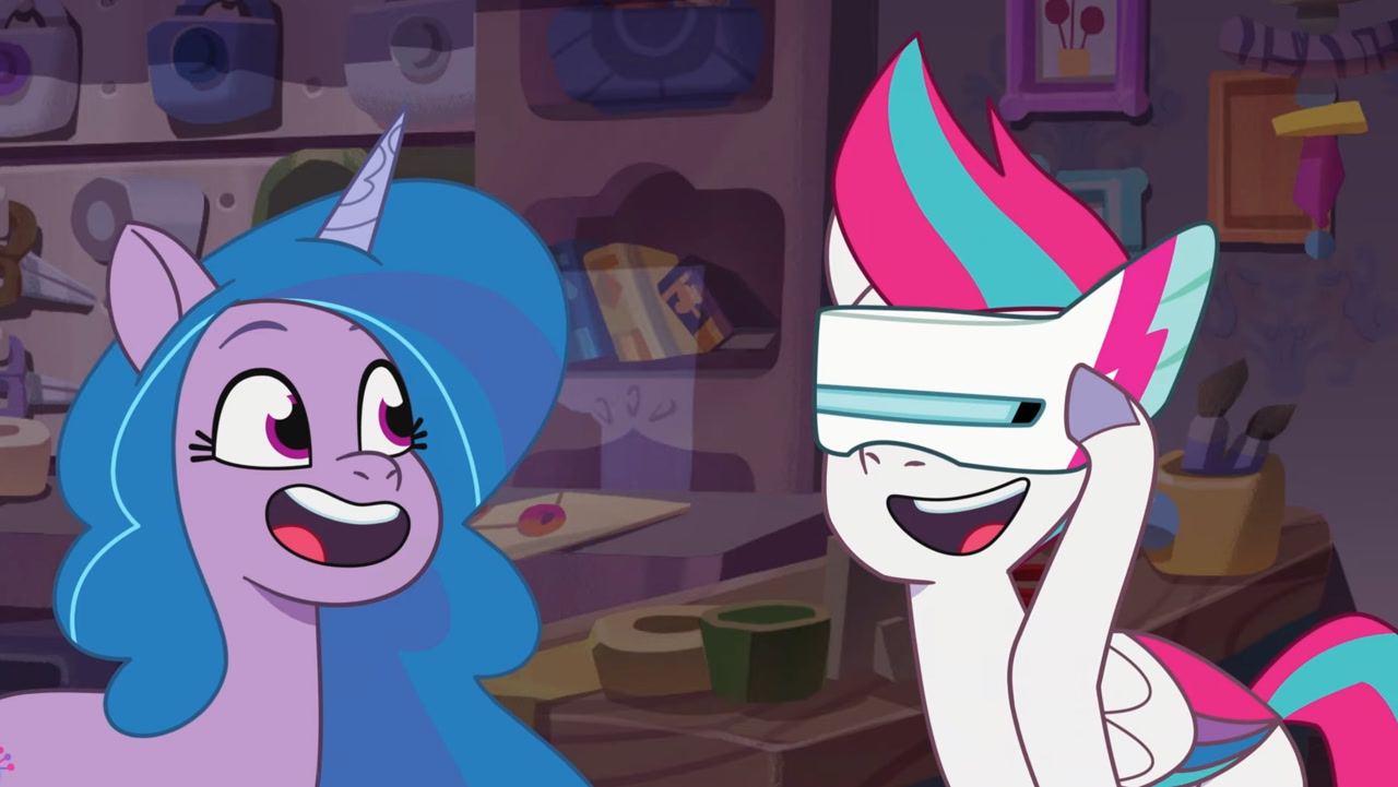 #2878177 - safe, screencap, izzy moonbow, zipp storm, pegasus, pony ...