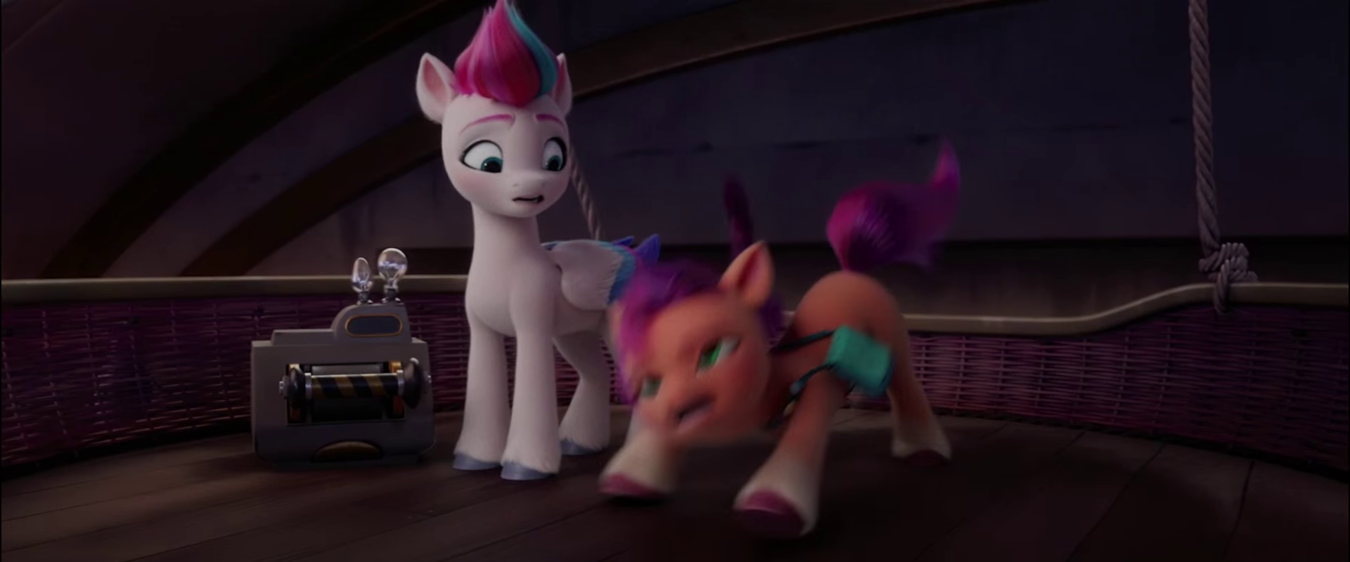 #2891868 - safe, screencap, izzy moonbow, sunny starscout, zipp storm, earth pony, pegasus, pony ...