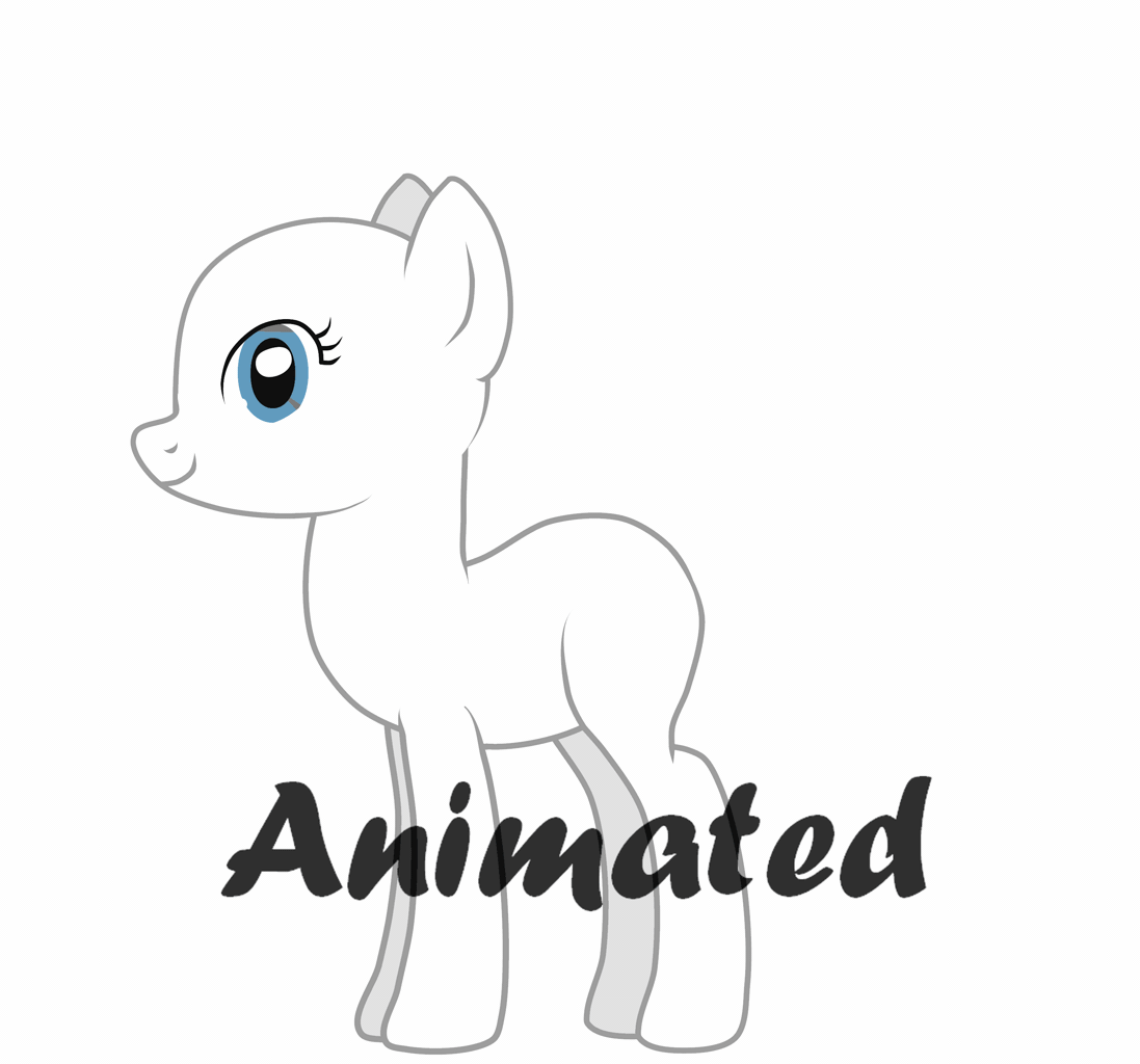 #2893450 - safe, artist:aakariu, earth pony, pony, ^^, animated, base ...
