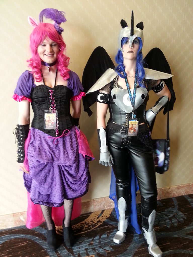 #2895580 - safe, artist:bronyjoe111, nightmare moon, pinkie pie, human ...